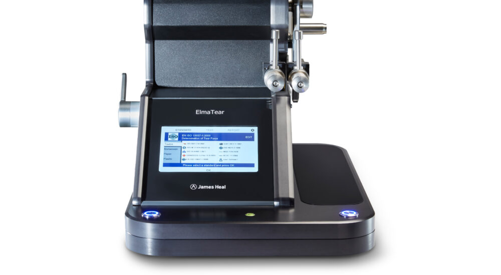 Elmendorf tear tester for textiles, paper, plastic, non-wovens - James ...